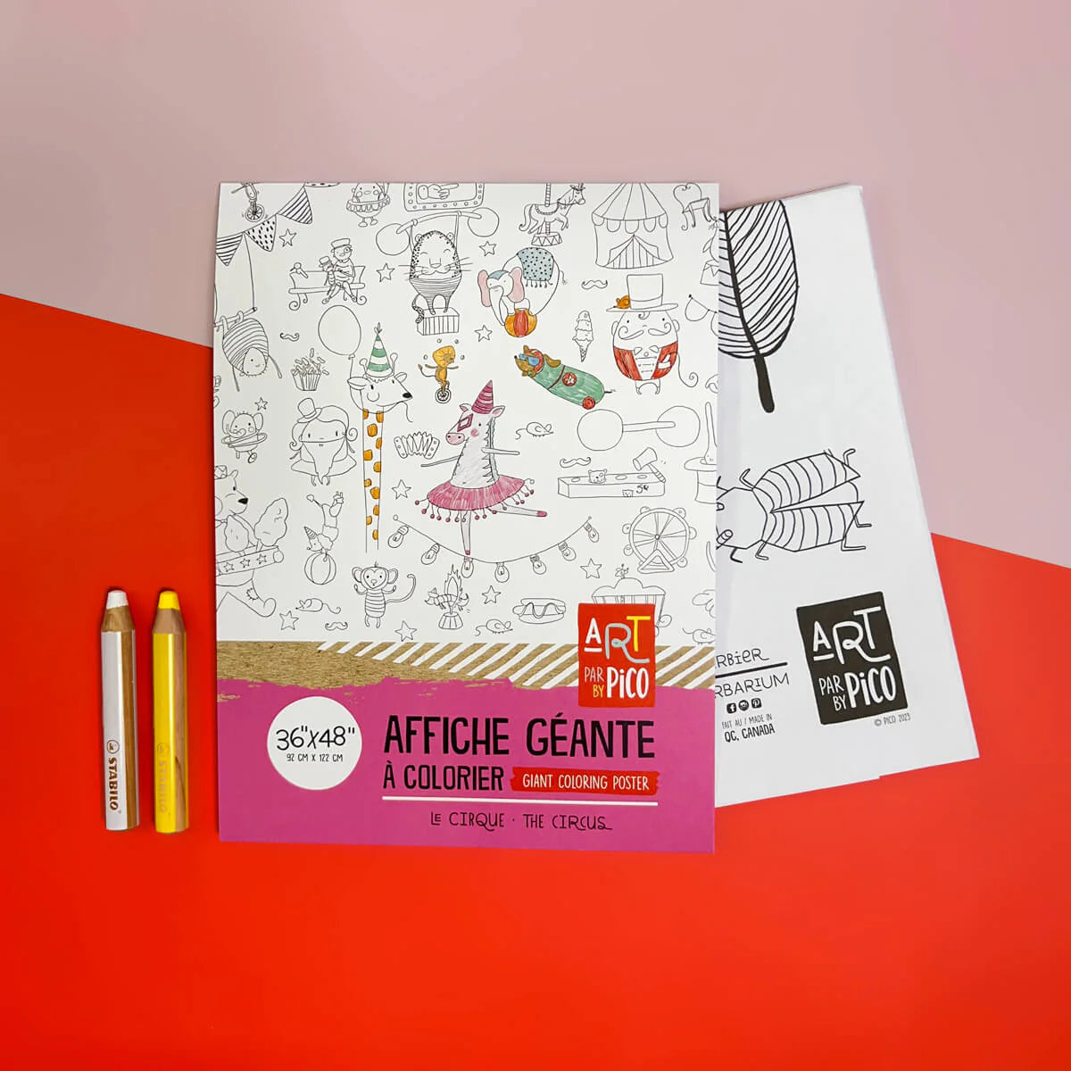 Coloriage géant – Jouer c'est grandir